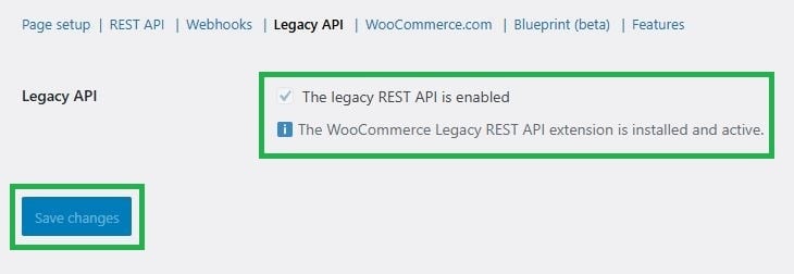 WooCommerce API disabled error (REST API)